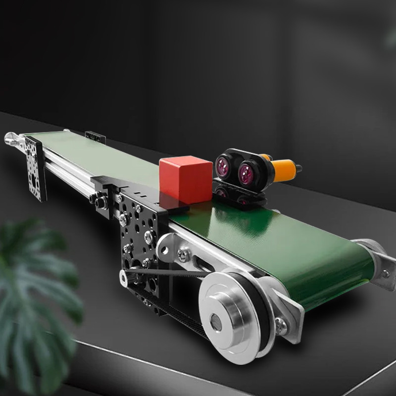 웃DC 24V Mini Conveyor Belt Machine 595mm Vending Machine Table Top Belt ...