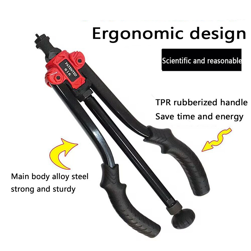 ☝Manual Rivet Tools Hand Threaded Rivet Nuts Guns Riveter Of Sleeve ...