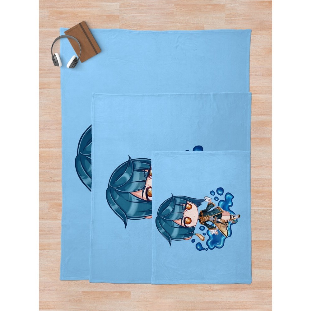 ⚕Xingqiu chibi Throw Blanket Summer Bedding Blankets Multi-Purpose Hⓞ,N ...