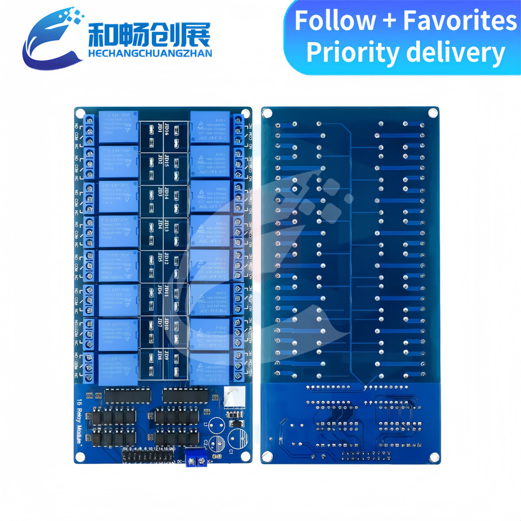 ≈16 Channel Relay Module Optocoupler Isolation High and Low Level ...