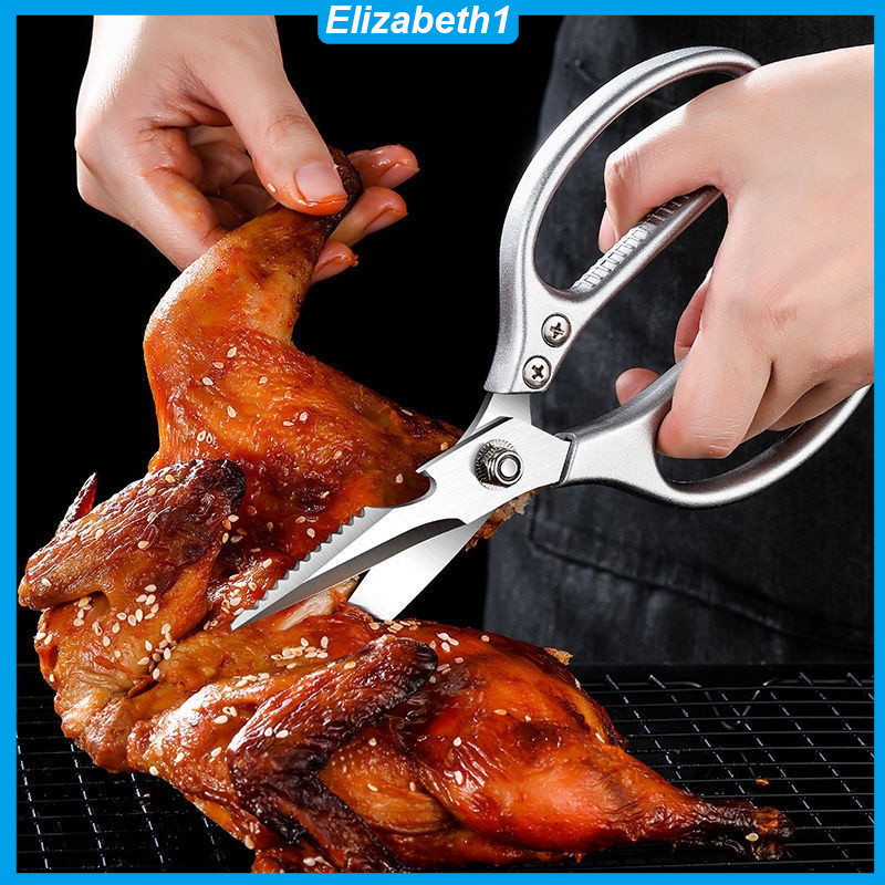 Sk5 Multifunction Stainless Steel Kitchen Scissors Heavy Duty Bone Cutting Bottle Kitchen ...