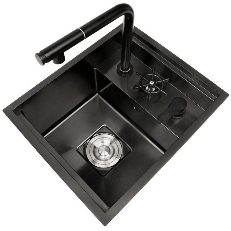 304 Stainless Steel Invisible Kitchen Sink Small Single Sink Bar ...