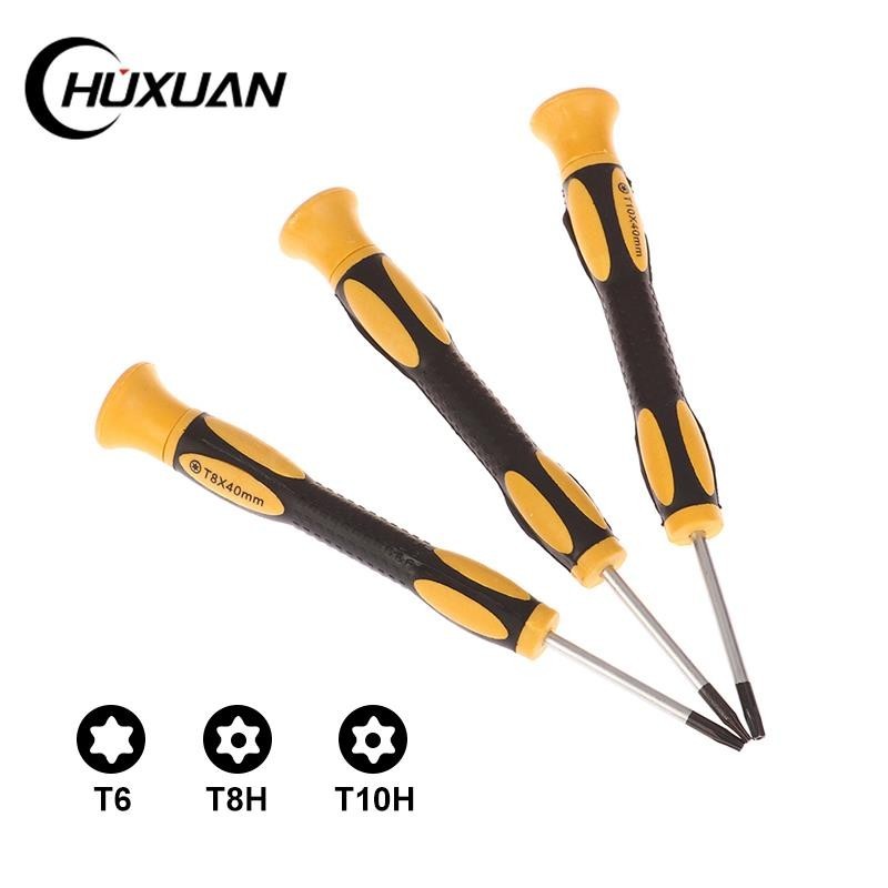1pc T6/T8H/T10H Screw Driver Set Torx Tools T8 Screwdriver With Hole ...