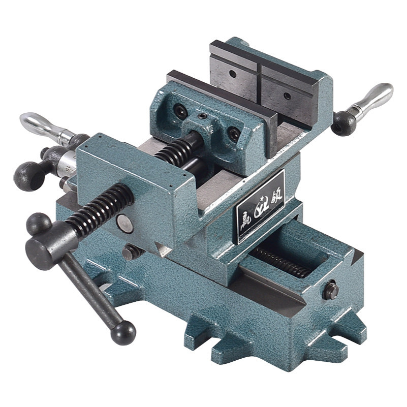 ★Two-way mobile vise table precision cross flat nose pliers bench vise ...