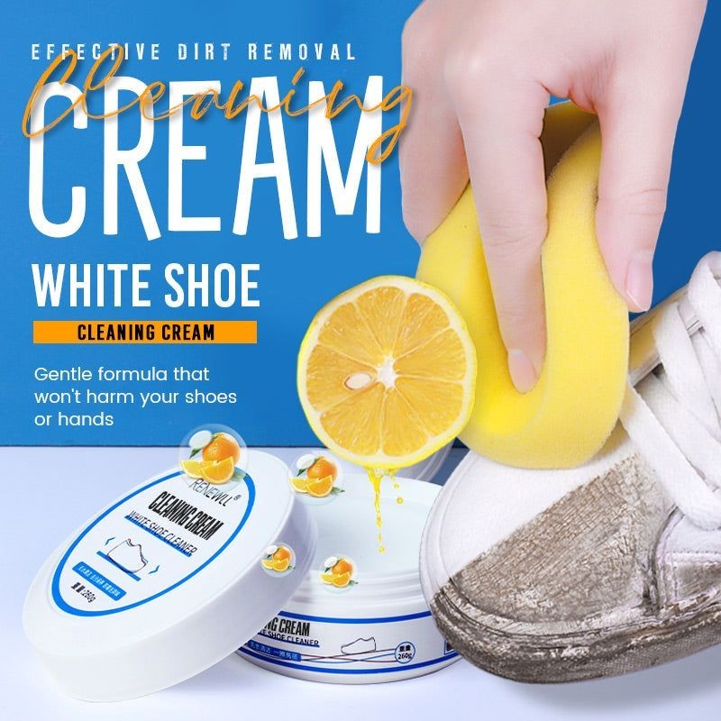 White Shoes Cleaning Cream Stains Remover Shoes Whitening All-Purpose ...