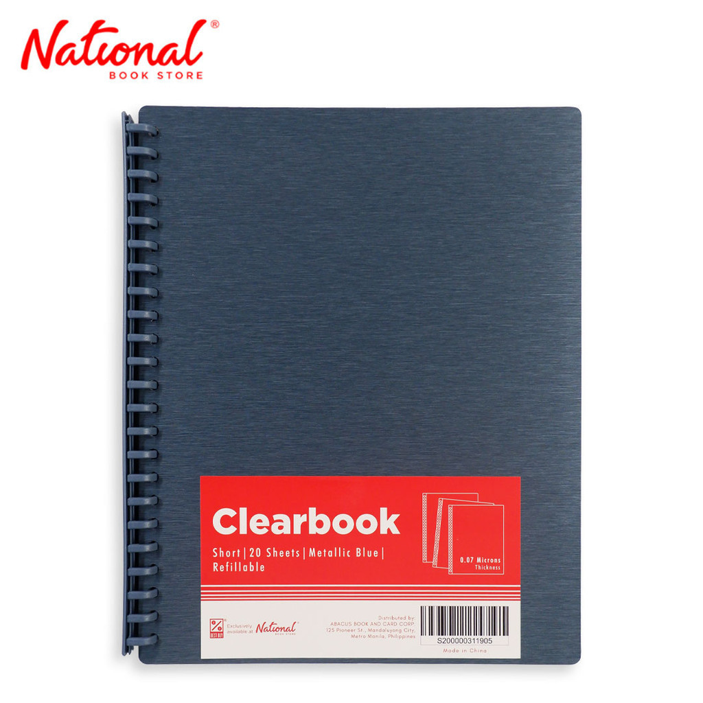 Best Buy Clearbook Refillable Short 20 Sheets 23 Holes - Office ...