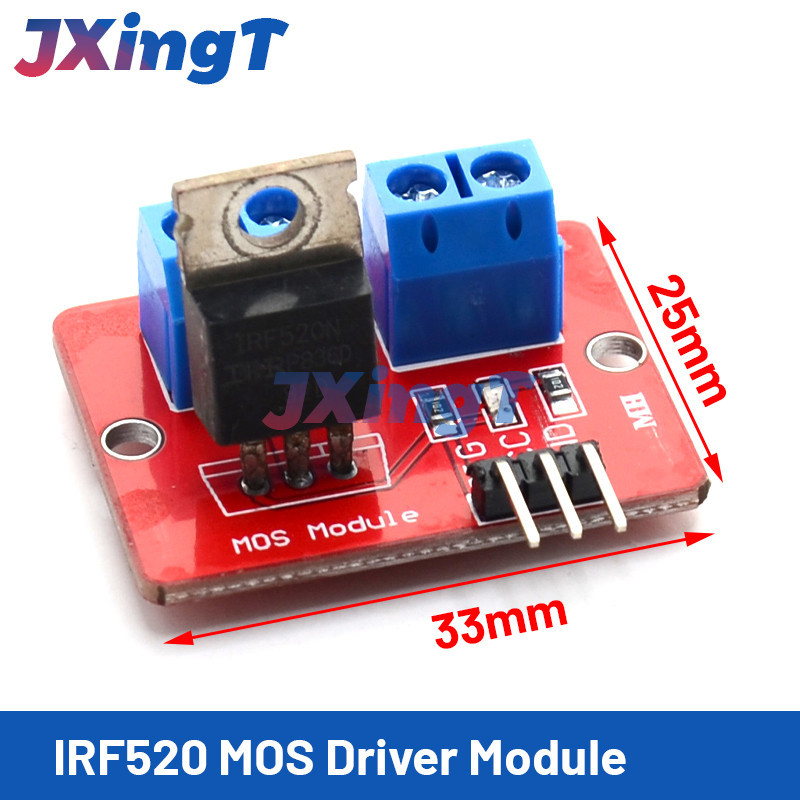 ♠0 24v Top Mosfet Button Irf520 Mos Driver Module For Arduino Mcu Arm