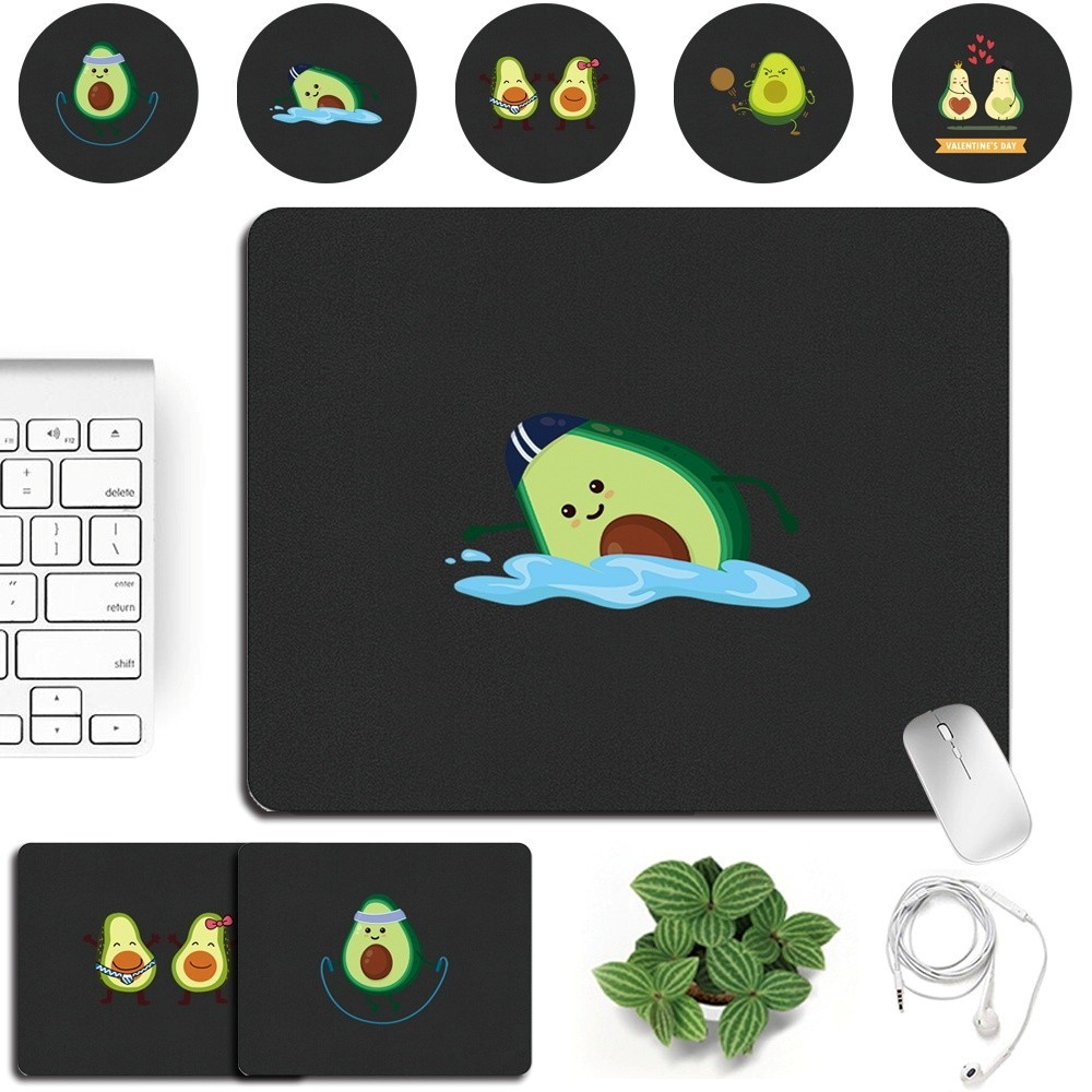 ☍avocado print Mouse Mat Gaming Portable Mouse Pad Waterproof Notebook ...