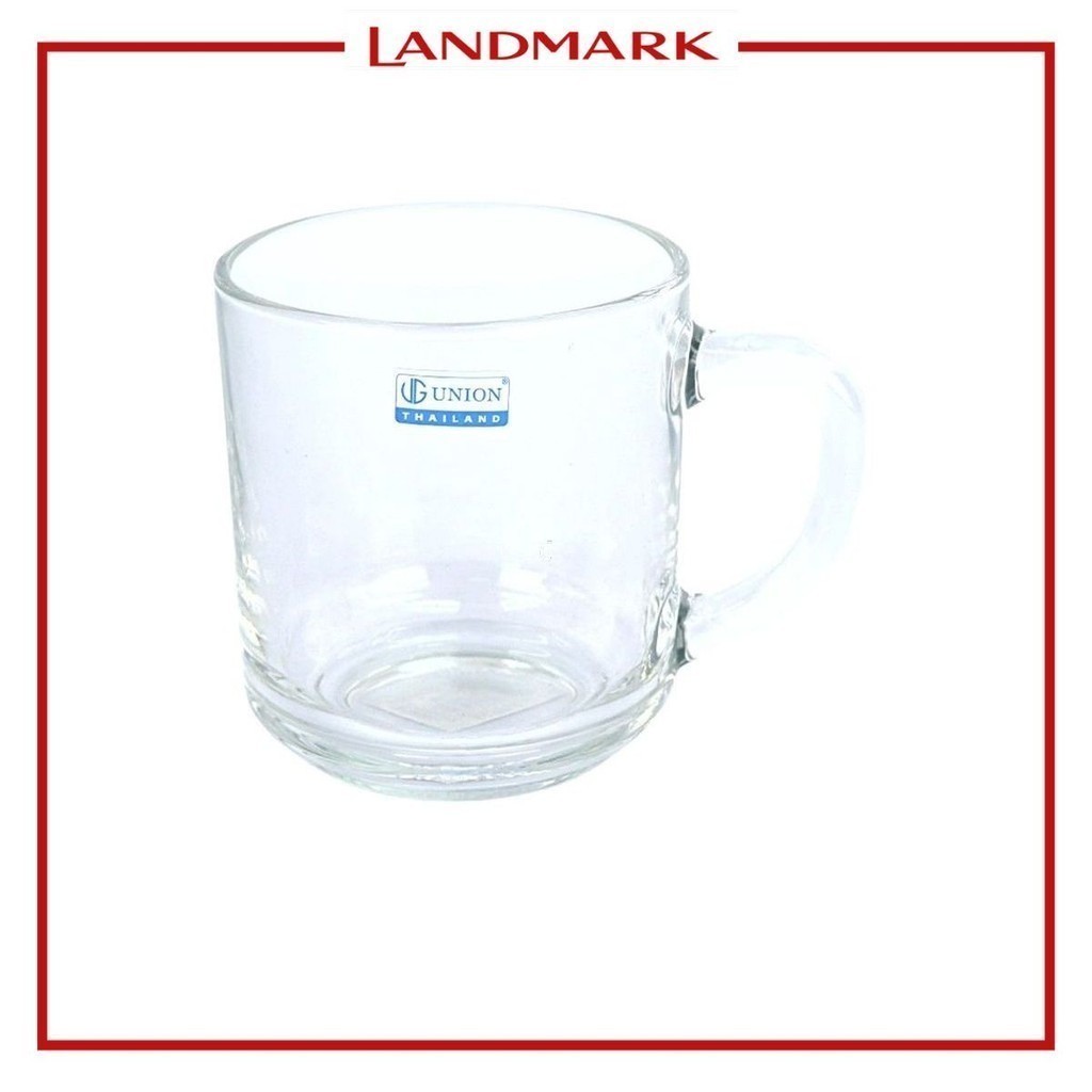 Union Glass Thailand Premium Clear Glass Mug 305ml 8 x 7.7 x 8.9cm ...
