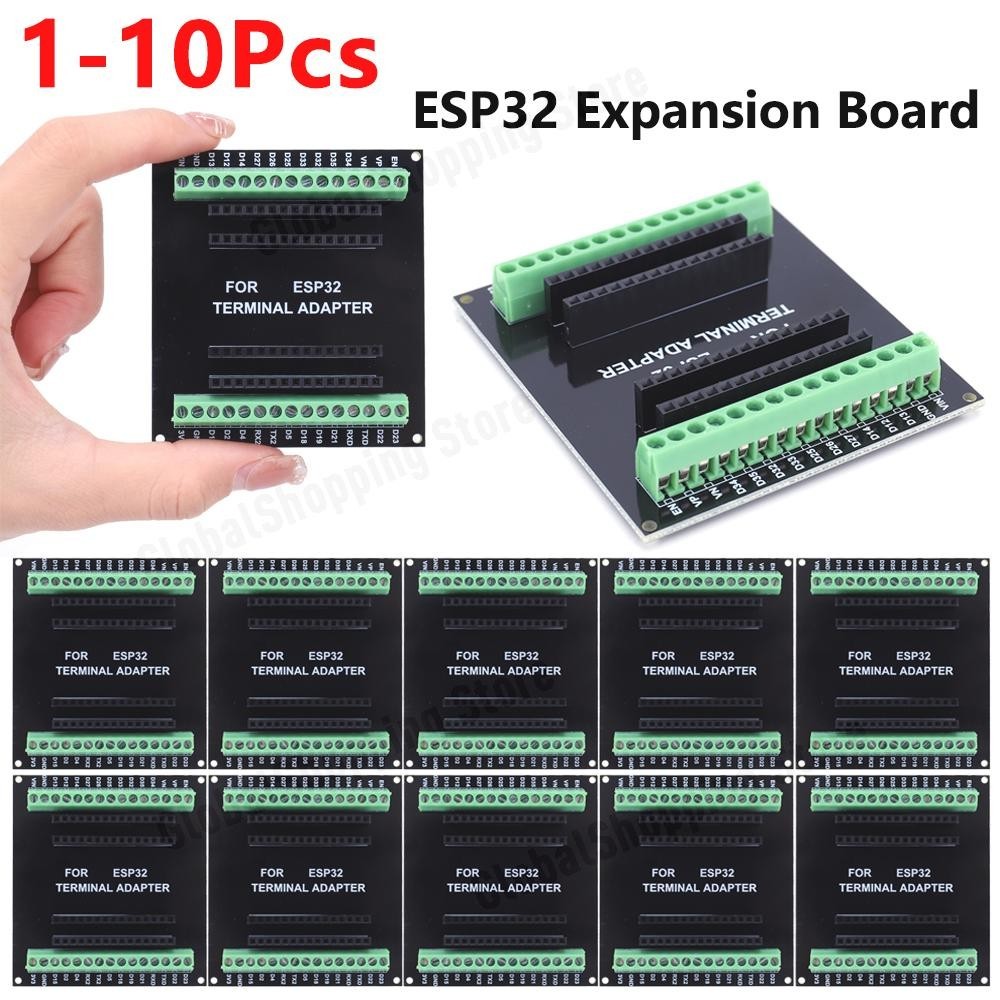 】1-10pcs ESP32 Expansion Board 1 into 2 + ESP32 CP2102 NodeMCU-32S Lua ...