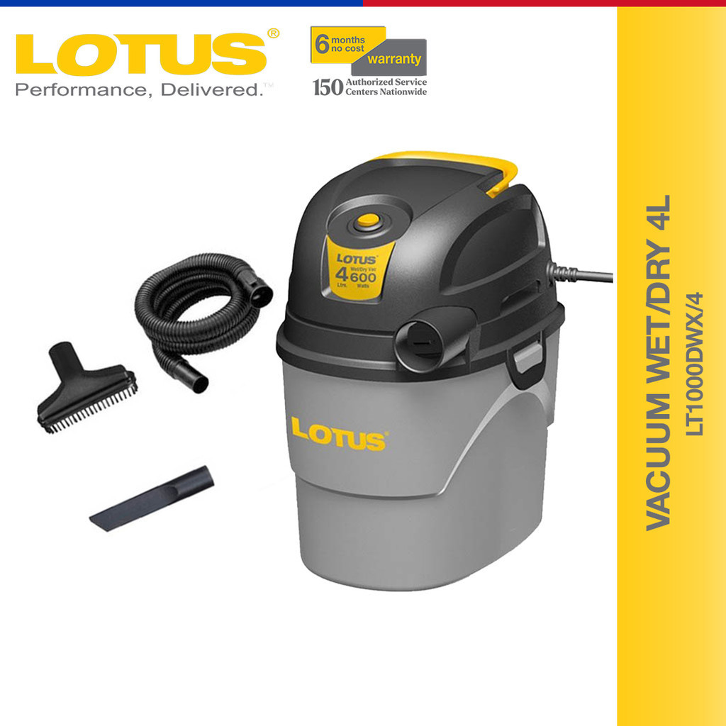 Lotus Vacuum Wet/Dry 4L LT1000DWX/4 - Vacuum Cleaner | Shopee Philippines