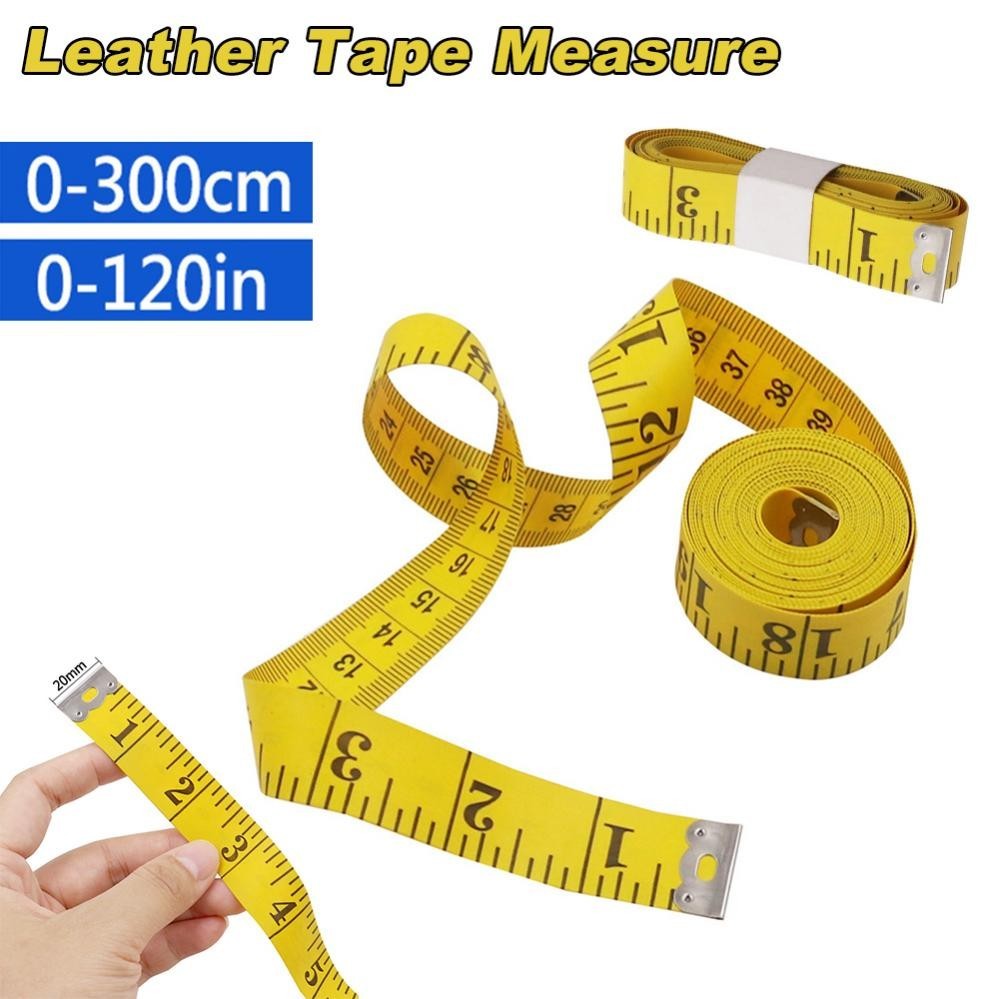 3M Tape Measure PVC Fiber Tape Measure Tailor Soft Ruler Waistline ...