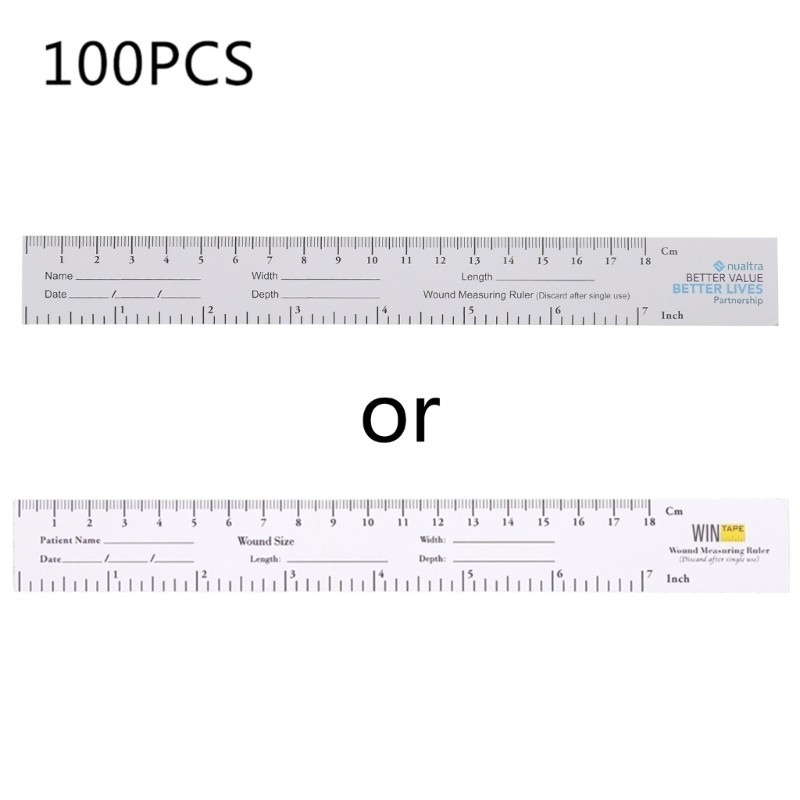 Disposable Wound Measuring Ruler Educare Measuring Tape Wound ...