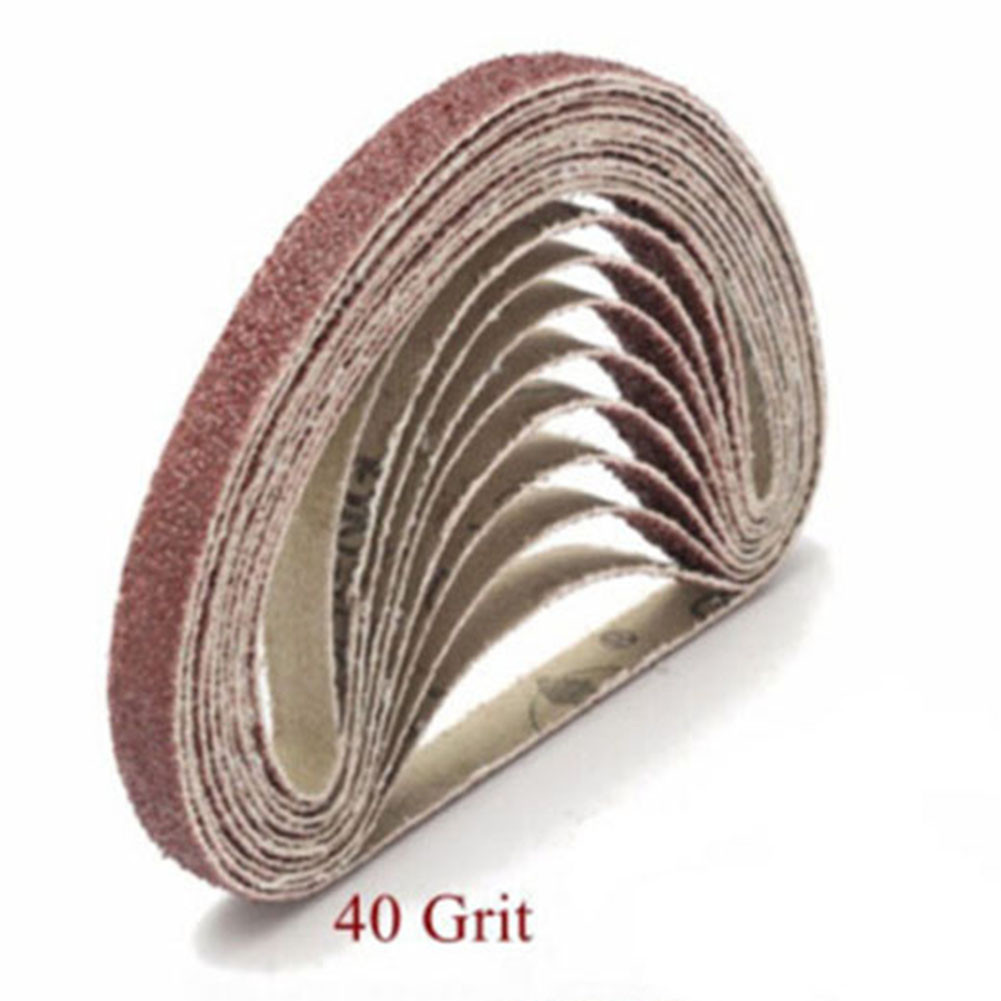 ☁50pcs 330mm X 10mm Belt Power Finger File Sander Abrasive Sanding ...