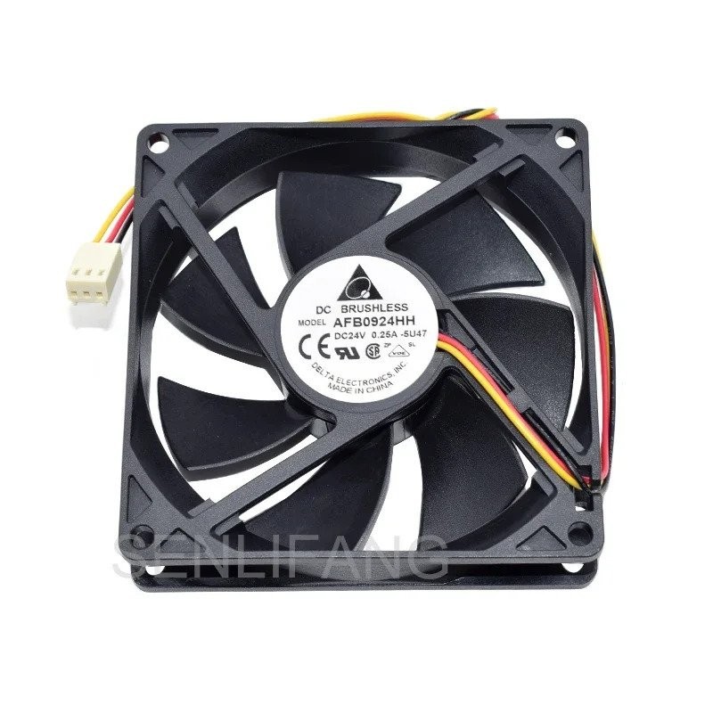 Well Tested DC Brushless Fan Cooling Fan AFB0924HH DC 24V 0.25A Three ...