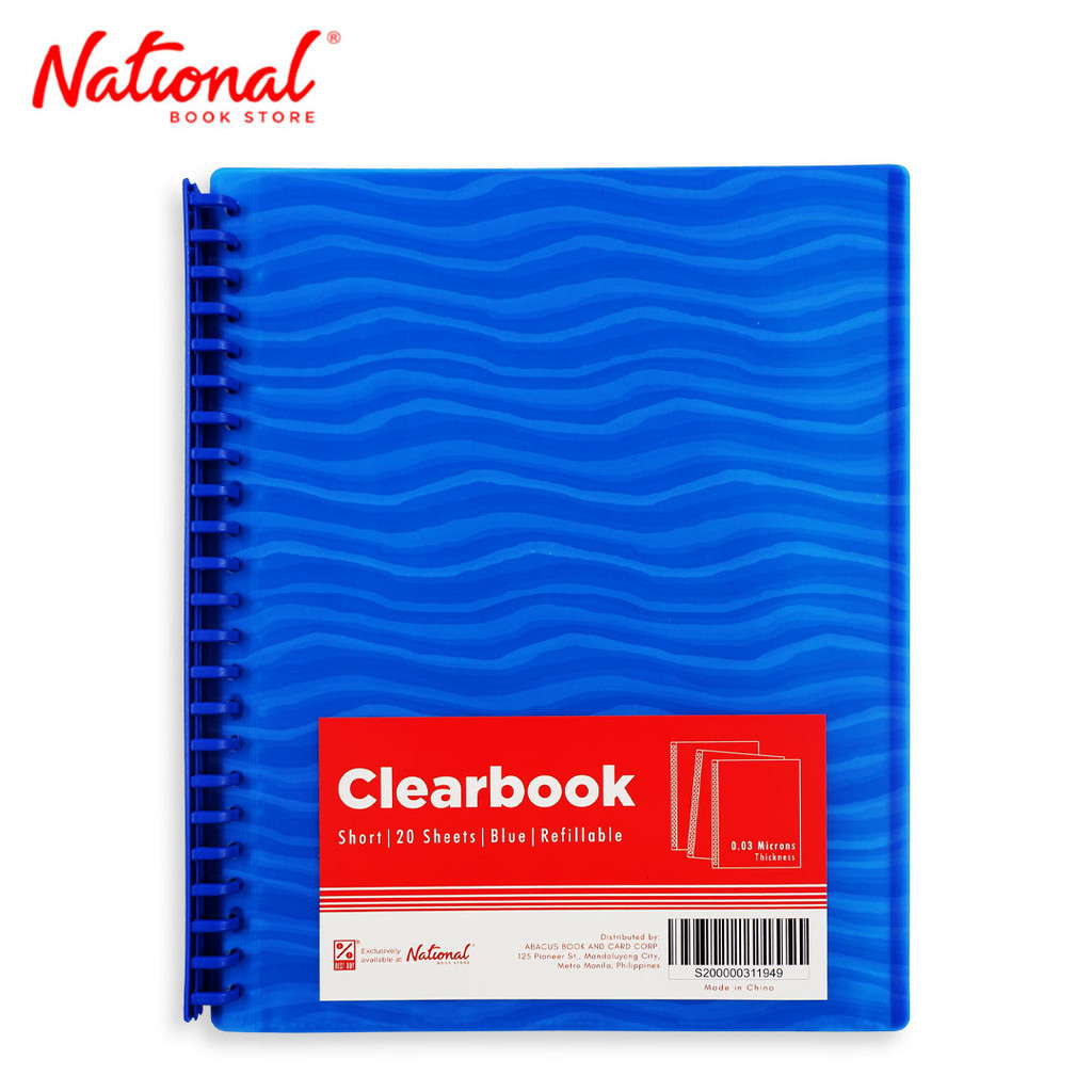 Best Buy Clearbook Refillable Short 20 Sheets 23 Holes Wave Design ...