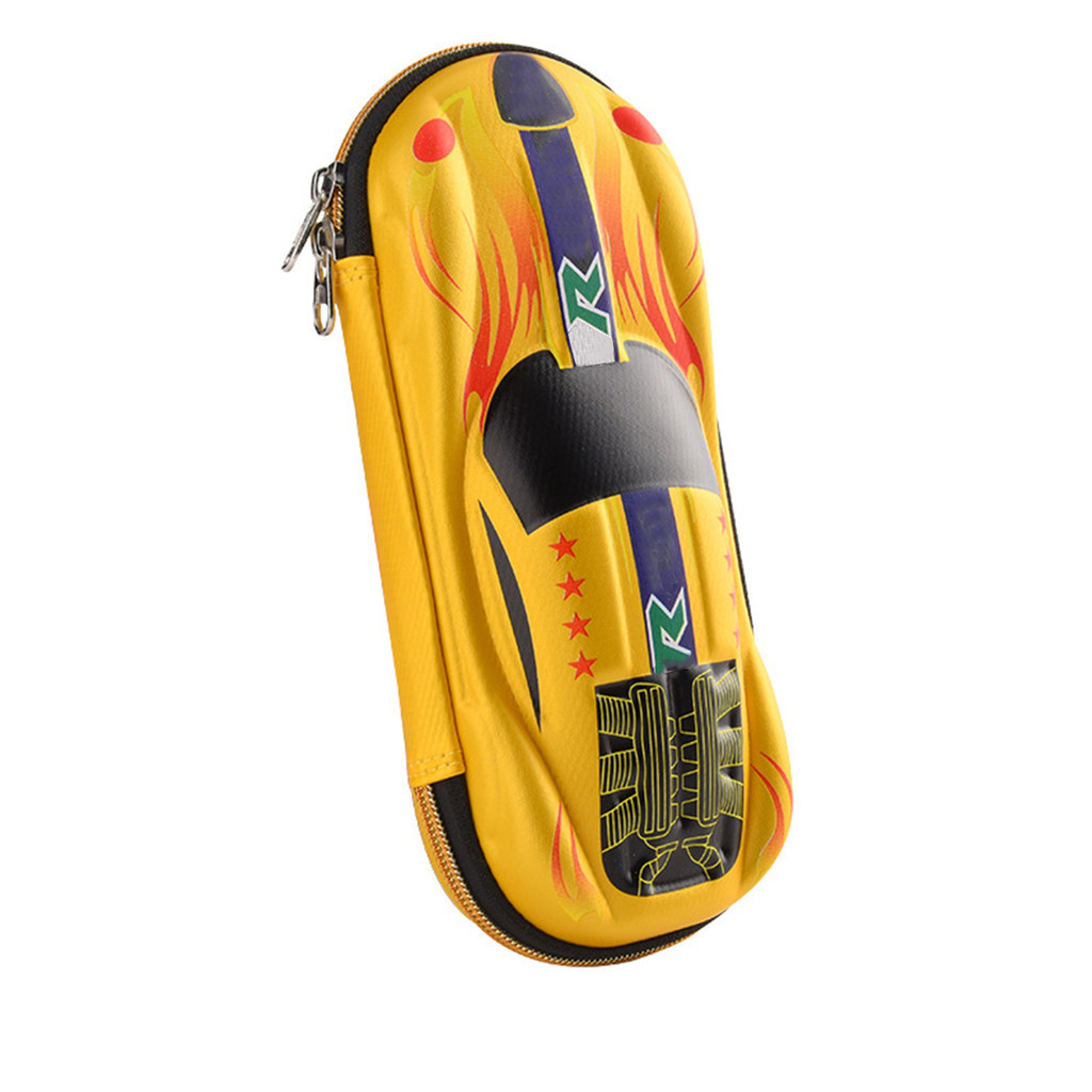 ☭3D Cartoon Zipper Closure Eraser Waterproof Pen Pencil Case Large ...