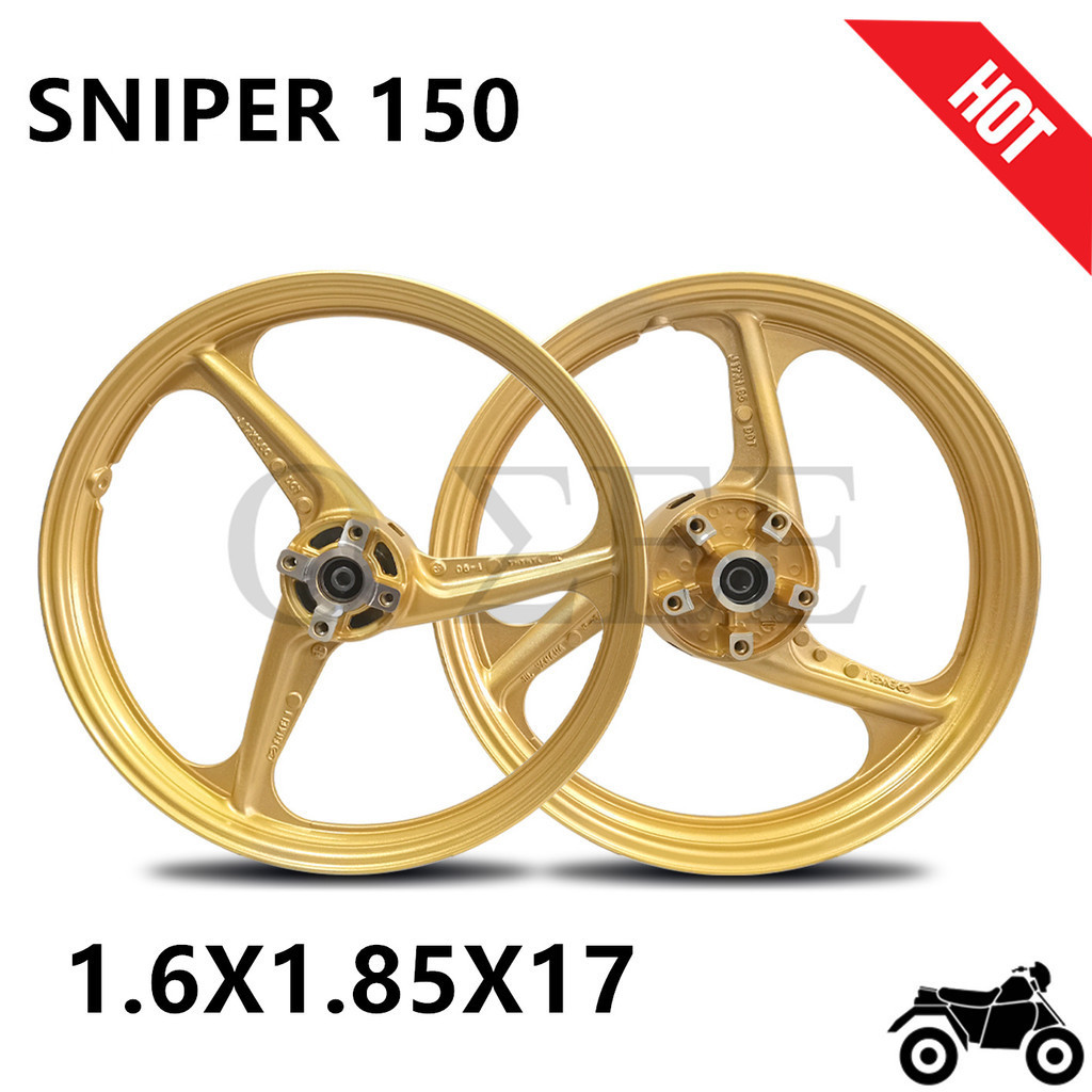 Enkei 303 3Spokes CNC Mags Sniper 150 Sniper 155 Front Disc 1.6*17 Rear ...