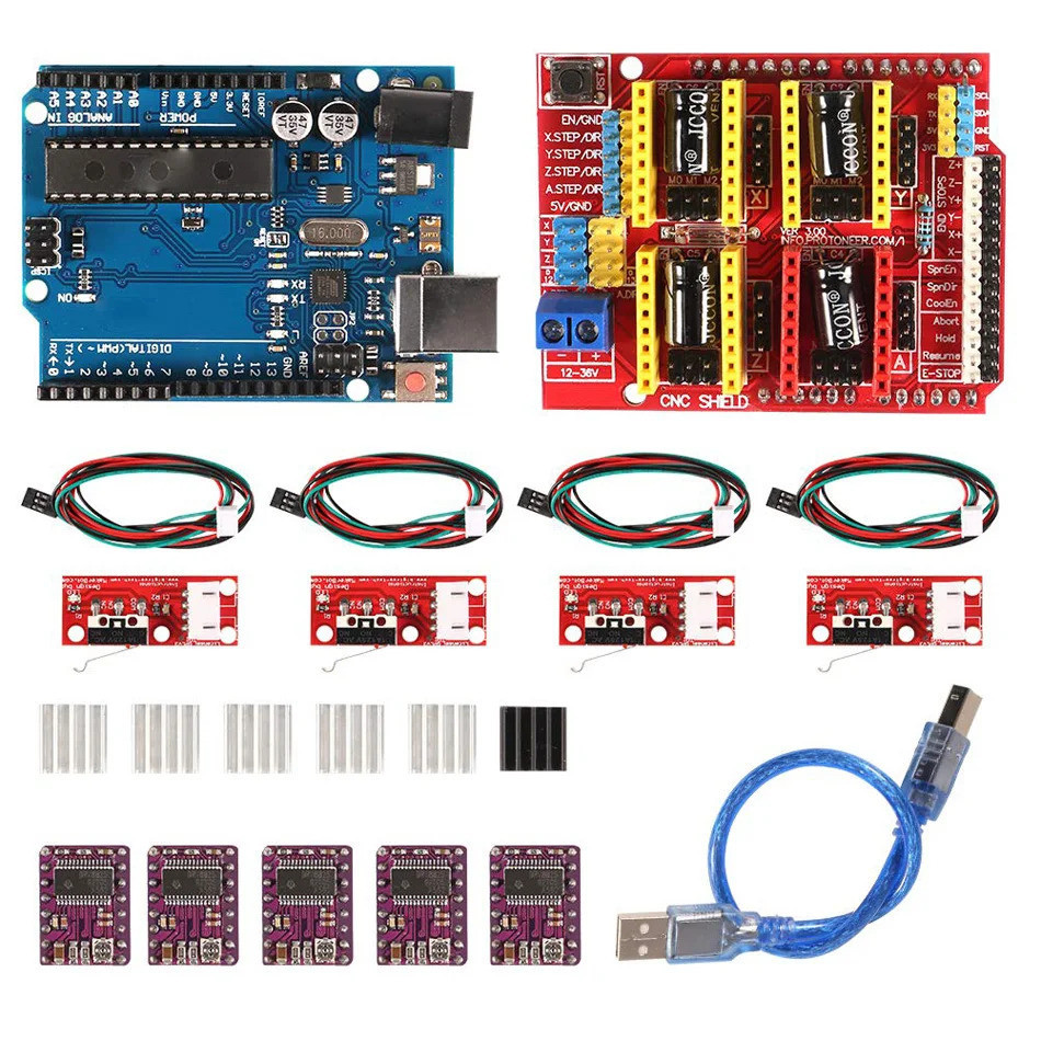 Aokin RAMPS 1.4 Mechanical Switch Endstop + C Shield V3.0 Jumpers ...