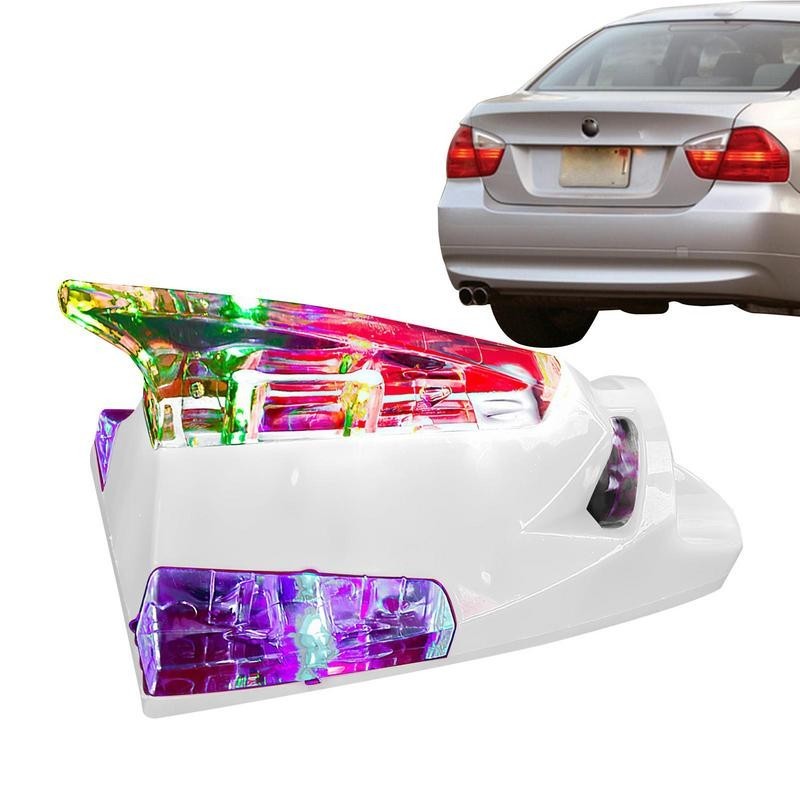 ☄Shark Fin Warning Light Wind Power Flashing Light Lamp Shark Fin ...