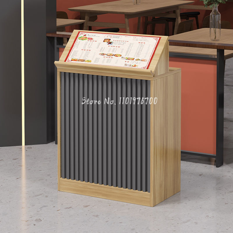 Small cashier counter bar counter front desk reception desk simple ...