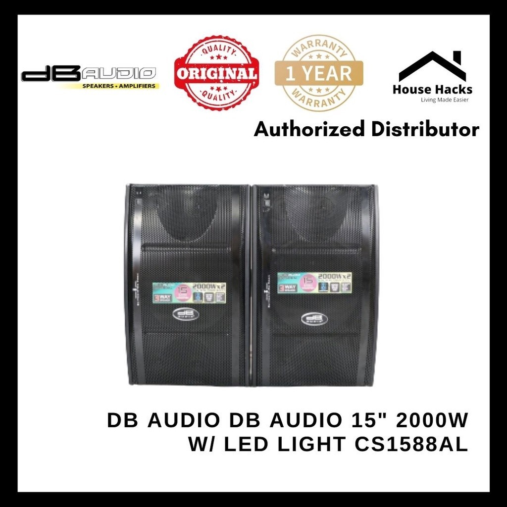 DB Audio DB Audio 15" 2000W w/ LED Light CS1588AL (House Hacks ...