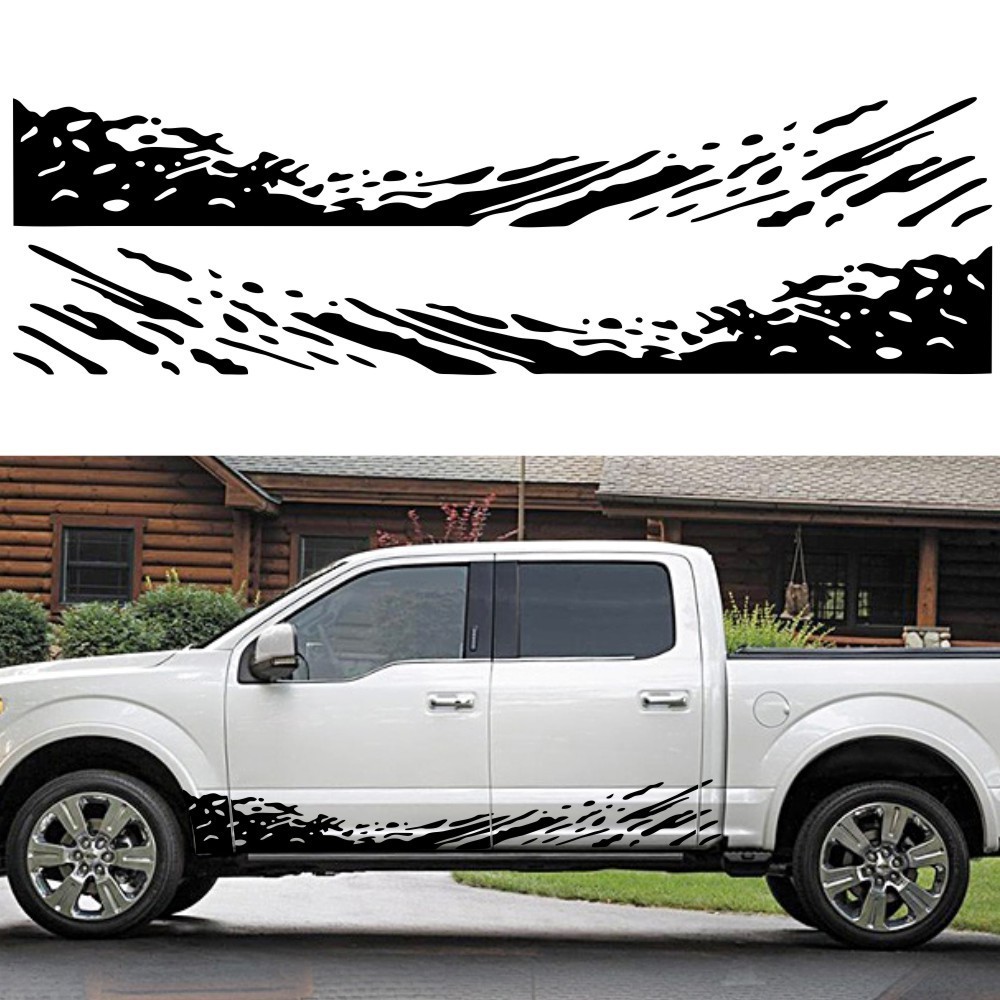≈Off-road vehicle sticker side skirts for ford Ranger F150 L200 isuzu ...