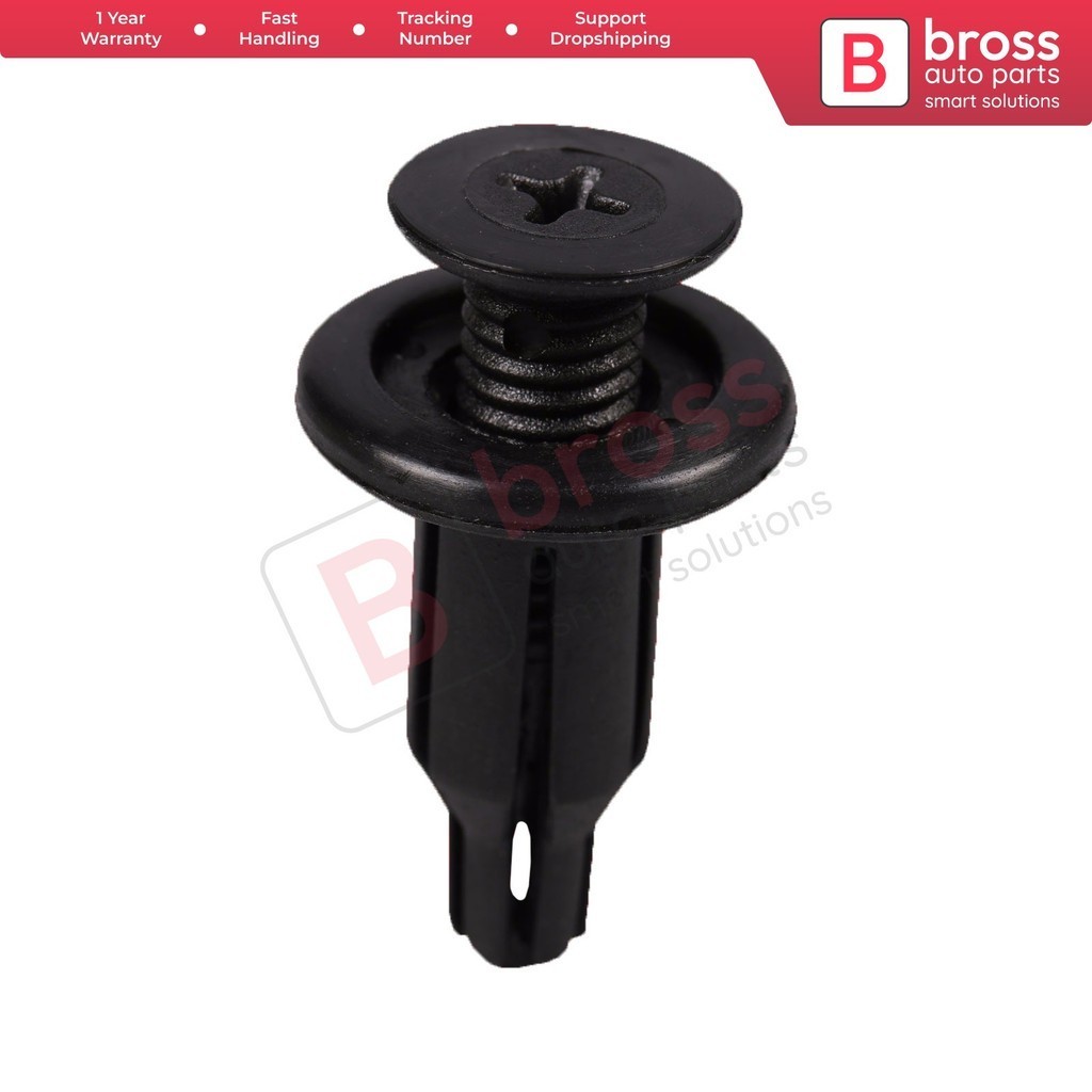 Bross Auto Parts BCF1017 10 Pieces Front & Rear Bumper Push-Type ...