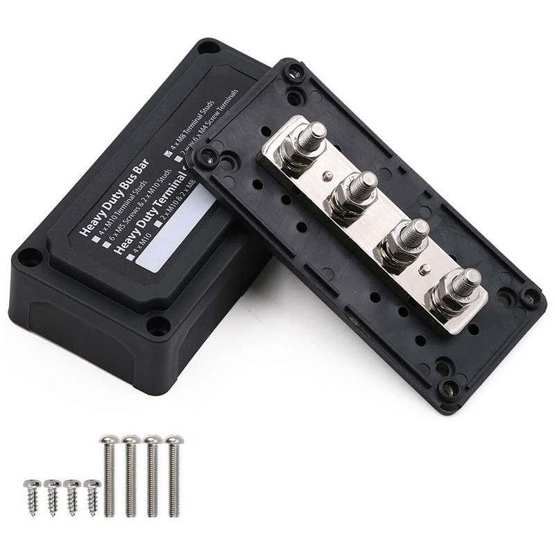 ★300A Busbar Box Heavy-Duty Module Design 4X M8(5/16Inch) Post Power ...