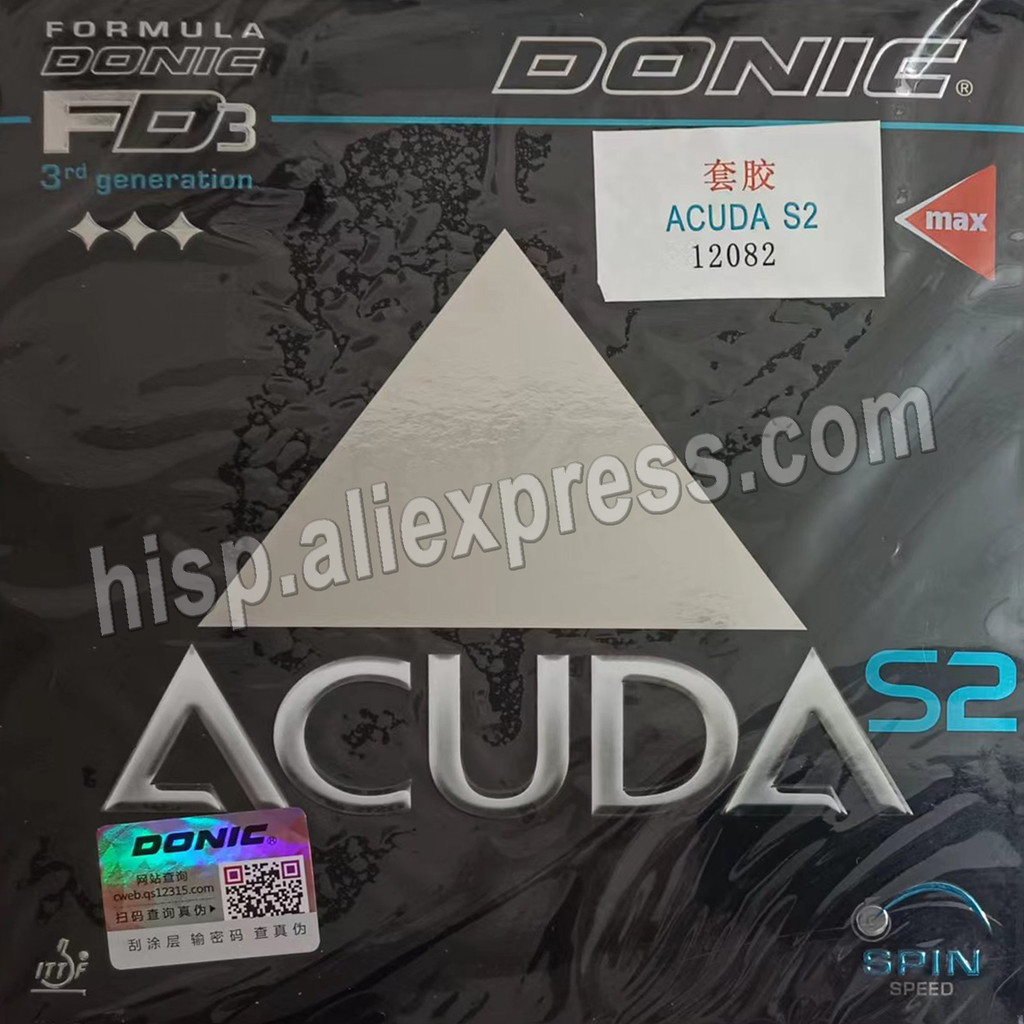Donic ACUDA S2 Pips-inTable Tennis Rubber Ping Pong Pimples in With ...