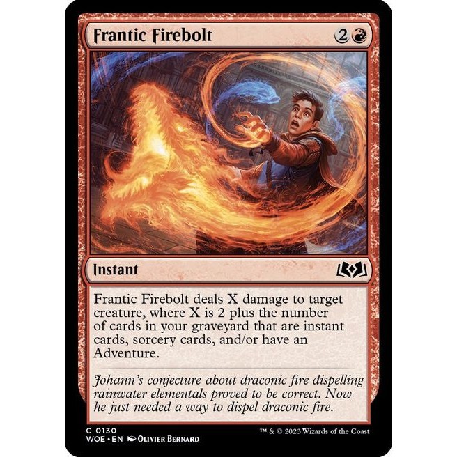 Frantic Firebolt - Magic The Gathering (MTG) | Shopee Philippines