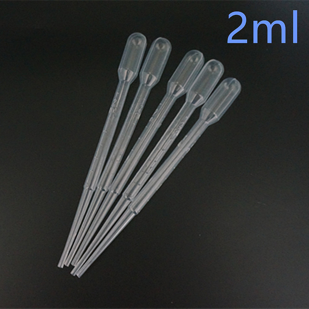 100pcs to 1000pcs lab 2ml plastic pasteur pipette transfer pipette ...