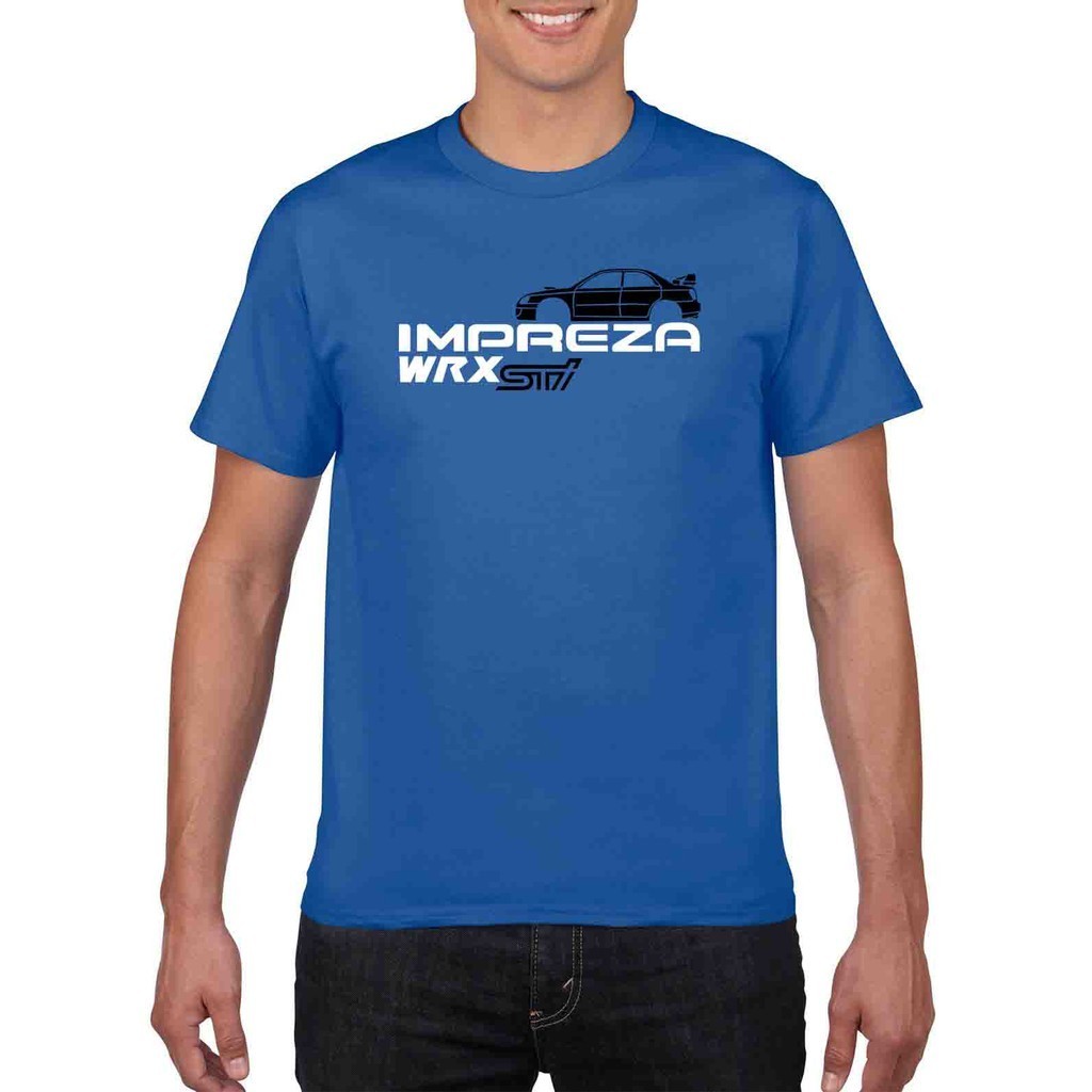 iGPrints Impreza WRX Race Car Design Shirt T-Shirt (Royal Blue ...