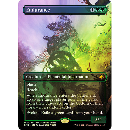 MTG Proxy Card - Endurance (Borderless Foil) | Special Guests (SPG ...