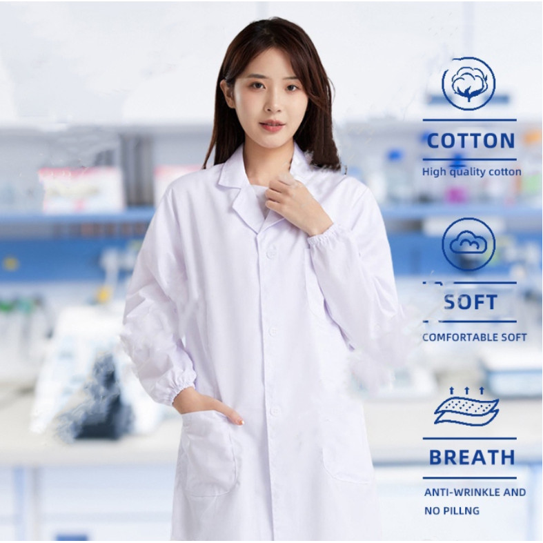 Lab Gown Lab Coat Lab Gown For Students White Coat Lab Coat white ...