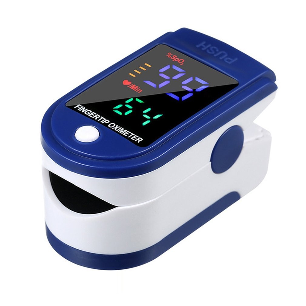 4-color OLED Display Medical Digital Pulse Oximeter FInger Oximeter ...