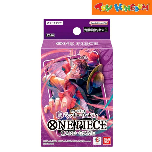 One Piece Starter Deck Purple Monkey D Luffy [ST-18] Trading Card Game | Shopee Philippines