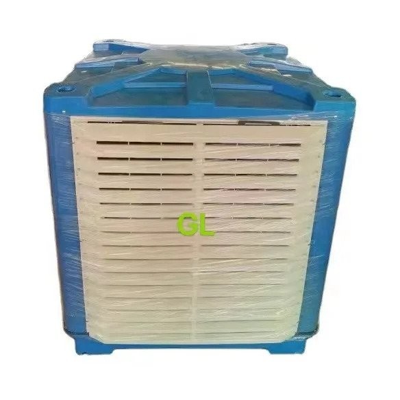 Roof mounted evaporative air cooler honeycomb cooling pad water air ...