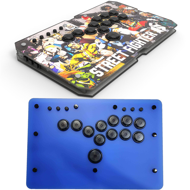 ☮Arcade Fighting Stick Controller Ultra Thin/Mini HitBox Mechanical ...