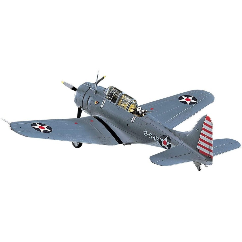 Authentic Hasegawa 1/48 US Navy SBD-3 Dauntless Plastic Model JT19 ...