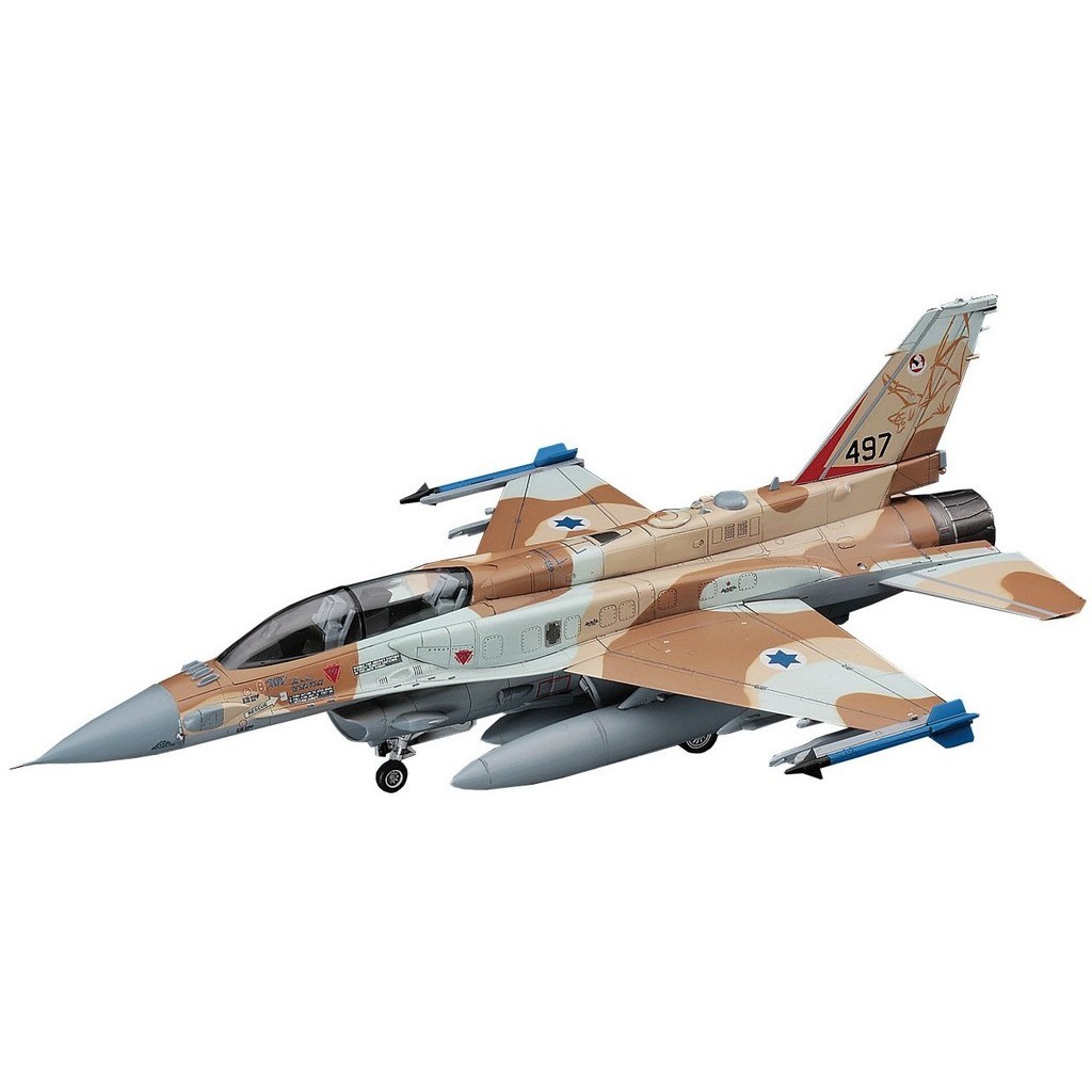 Authentic Hasegawa 1/72 Israeli Air Force F-16I Fighting Falcon Plastic ...