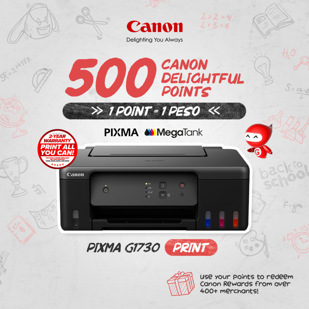 Canon PIXMA G1730 / G1020 Refillable Ink Tank Printer | Shopee Philippines