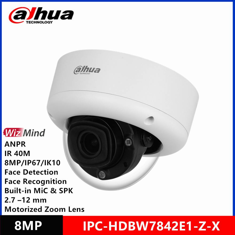 -Dahua IPC-HDBW7842E1-Z-X 8MP 2.7 mm-12 mm Motorized Zoom Lens IR40M ...