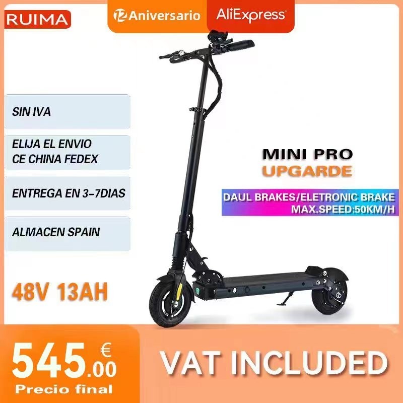 RUIMA mini4 PRO Upgrade BLDC HUB strong power electric scooter powerful ...
