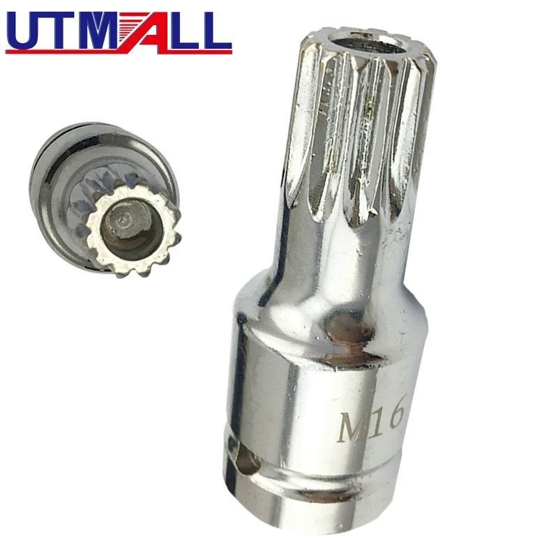 M16 Drain Plug Socket 1/2"; Drive Transmission Drain Plug Socket ...