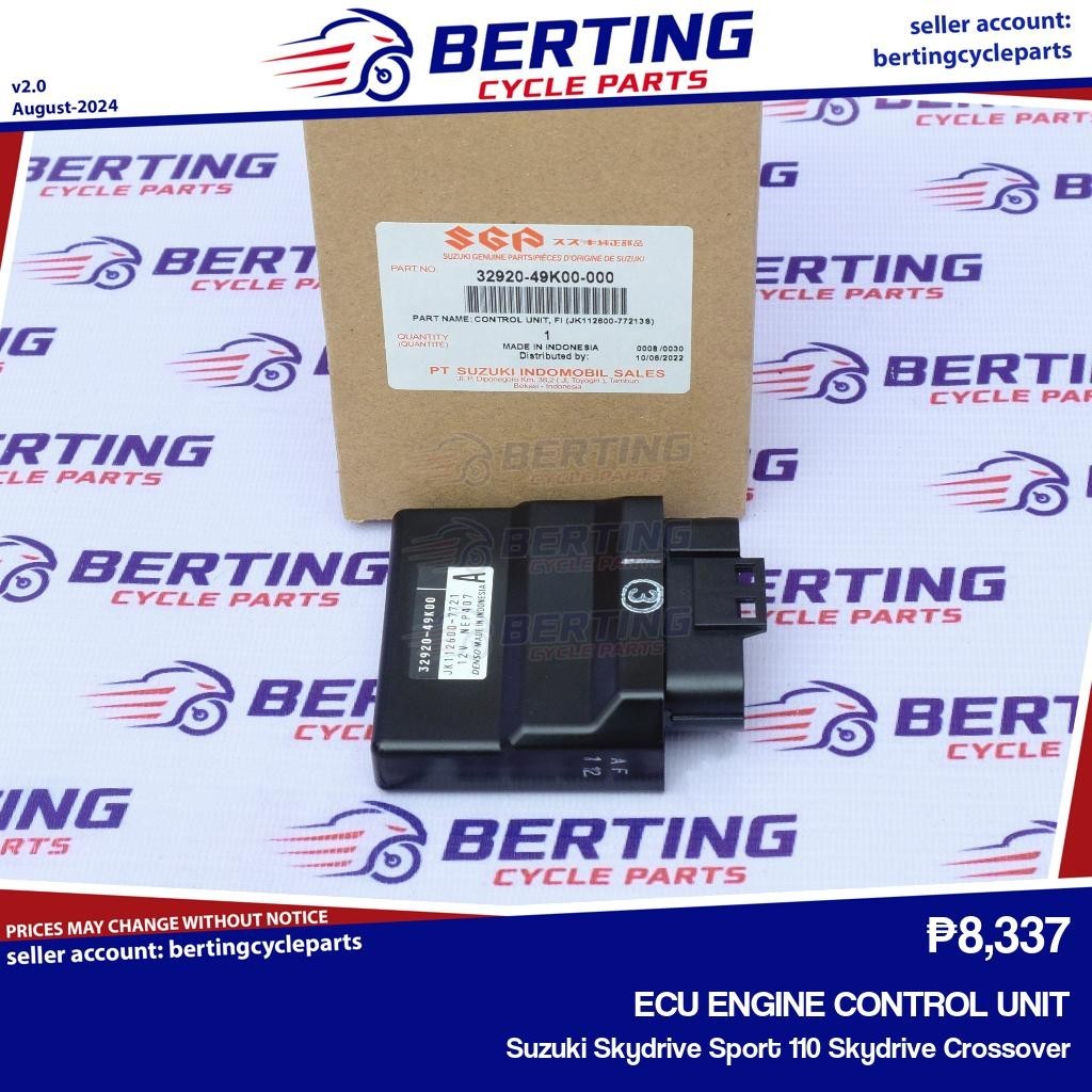 SGP ECU ENGINE CONTROL UNIT Suzuki Skydrive Sport 110 Skydrive ...