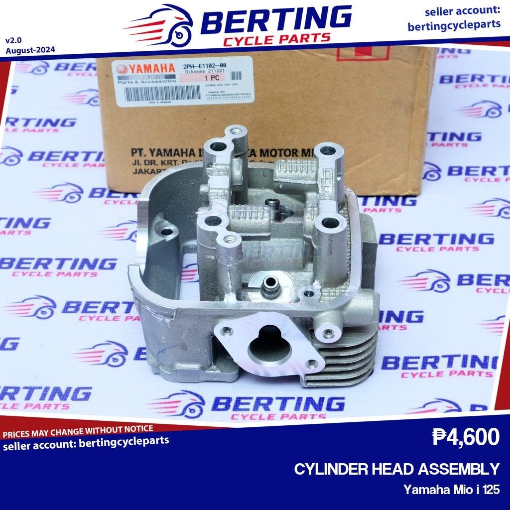 CYLINDER HEAD ASSEMBLY Yamaha Mio i 125 Genuine 2PH-E1102-00 | Shopee ...