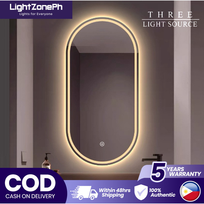 Northern European Style Bathroom Mirror With Light Decorative Wall ...