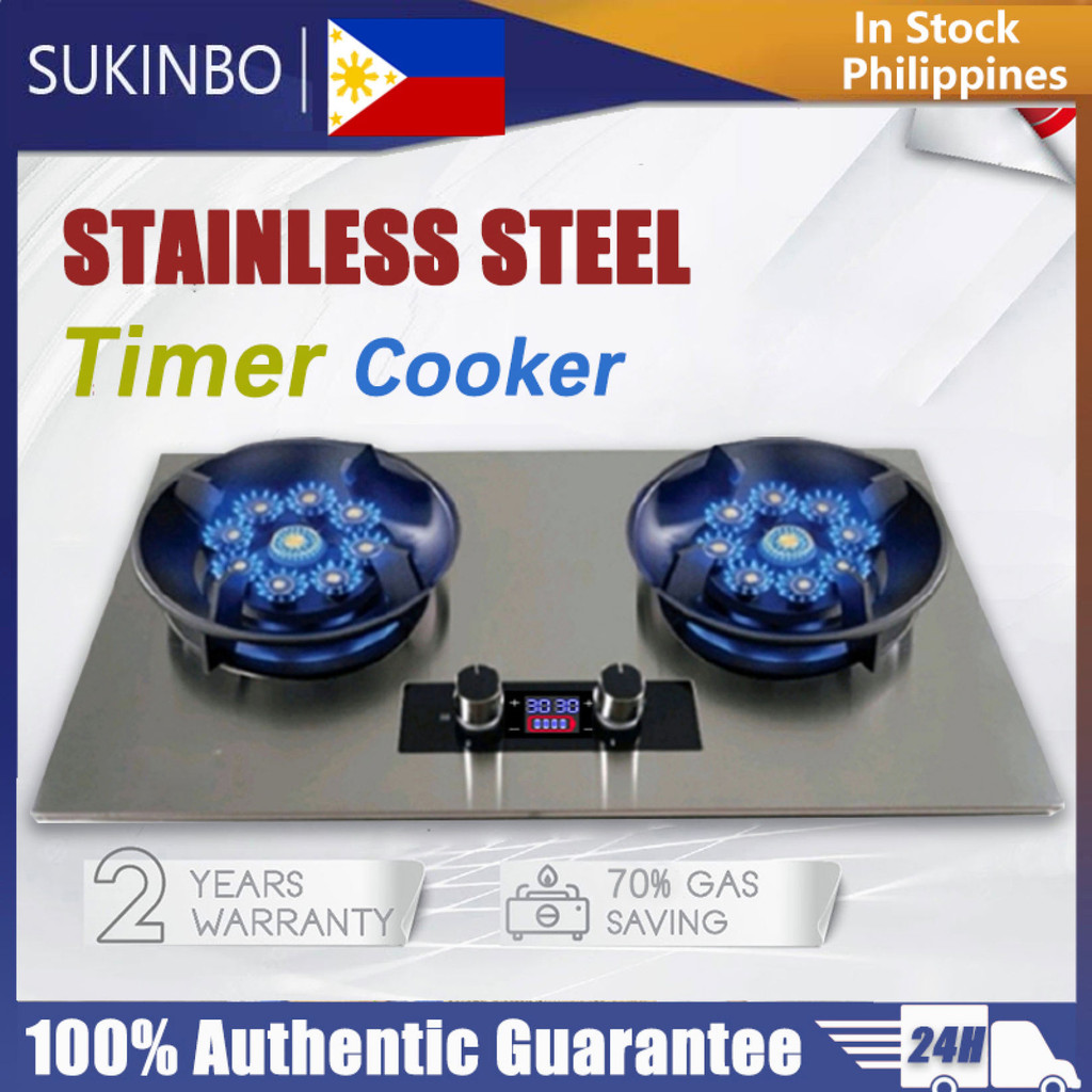 SUKINBO 304 Stainless Steel Build-in / Tabletop 9 Lotus Flame Burner ...