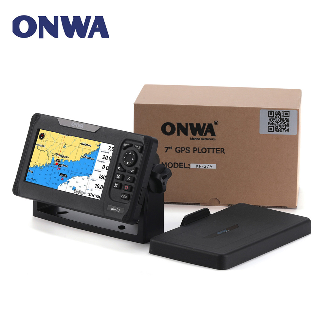 ♛ONWA KP-27A 7-inch GALILEO GPS Chart Plotter with GPS Antenna and ...